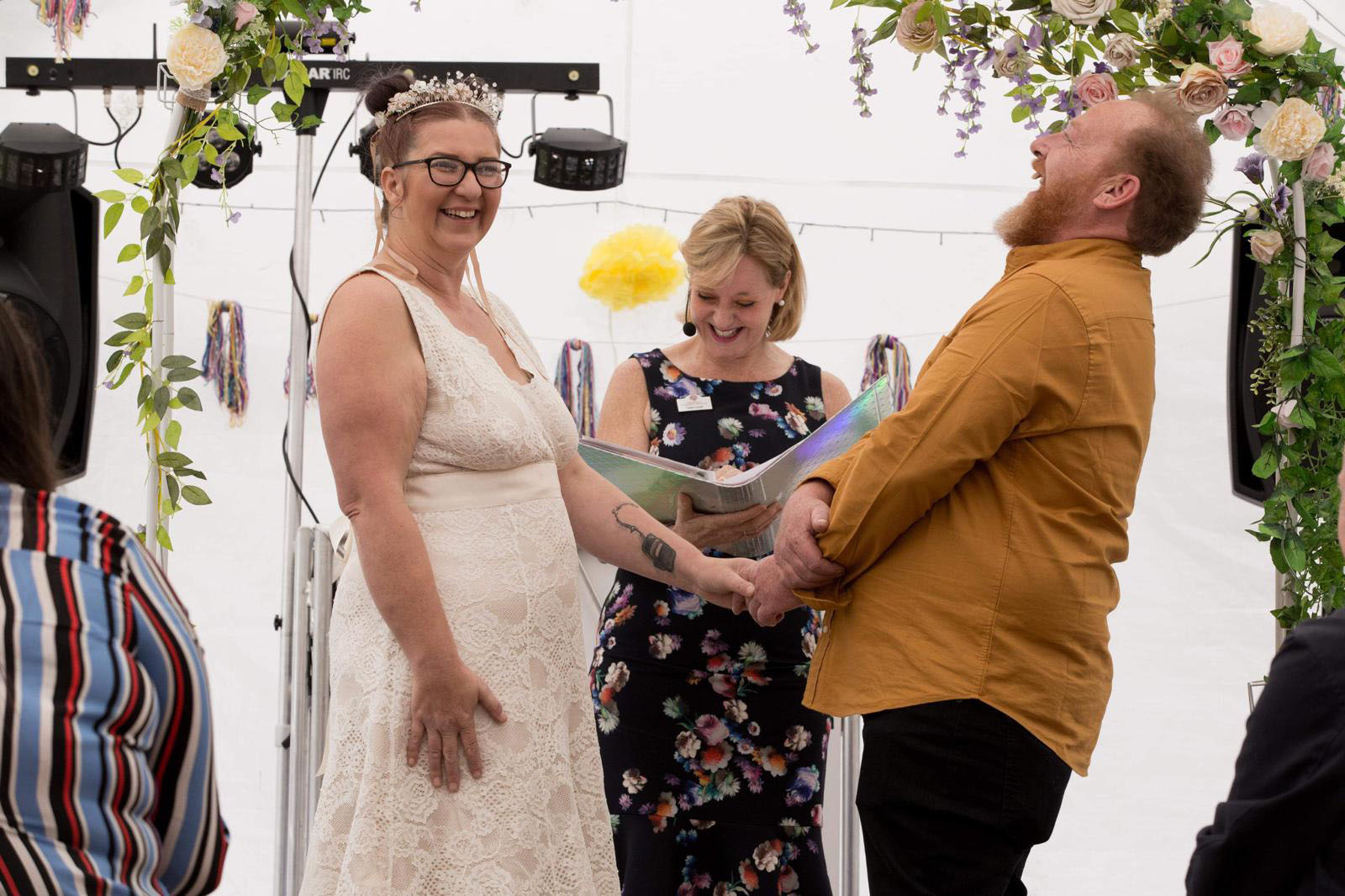 Garden Wedding Vicky and Sean – October 2019 - The Elegant Celebrant